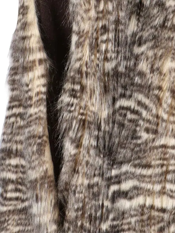 ENTIRE STUDIOS Single-breasted Faux Fur Coat