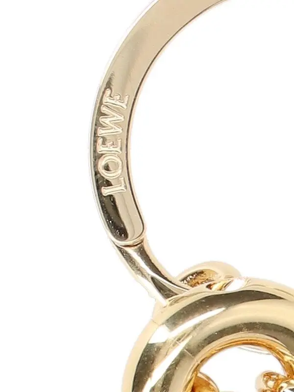 Loewe Anagram Keyring - Gold
