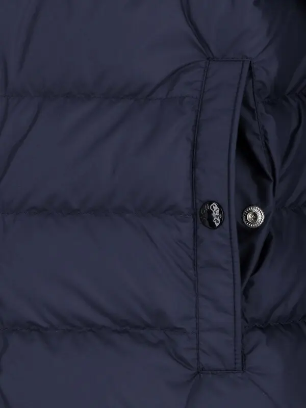 Moncler Padded Knit Cardigan - Blue