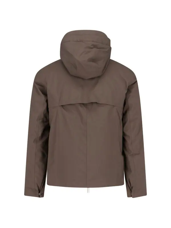 K-WAY Jacket Bonded Padded Jacket - Brown