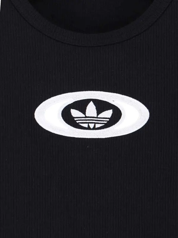 Adidas Campus 2000 Crop Top - Black