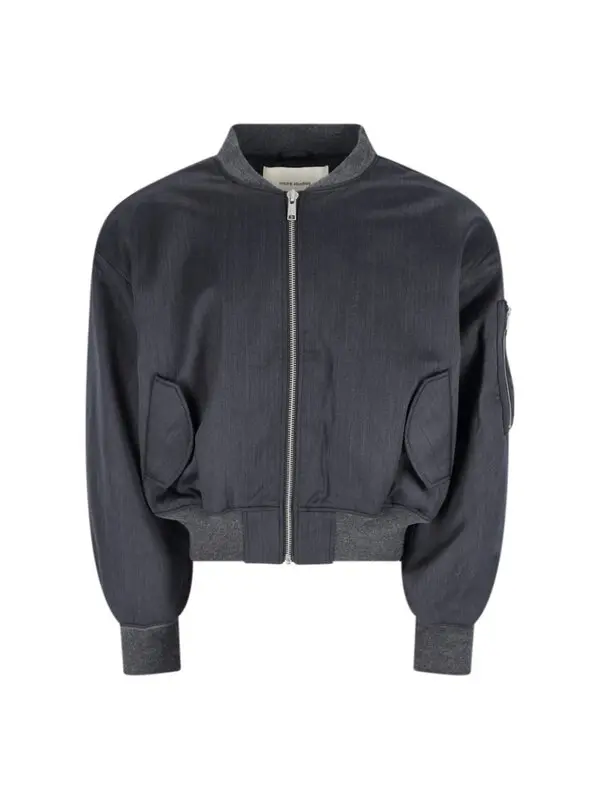 ENTIRE STUDIOS Wool-blend Zip Bomber Jacket