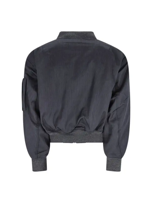ENTIRE STUDIOS Wool-blend Zip Bomber Jacket