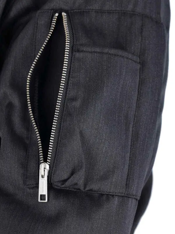 ENTIRE STUDIOS Wool-blend Zip Bomber Jacket