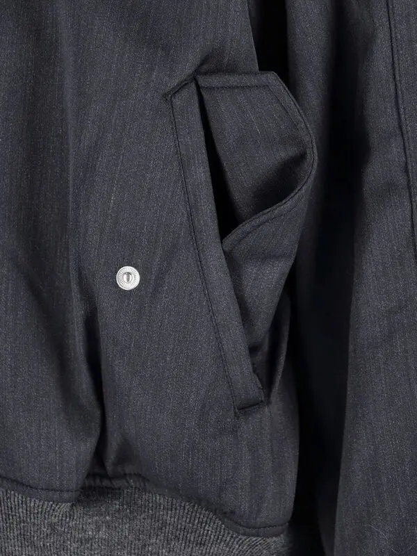 ENTIRE STUDIOS Wool-blend Zip Bomber Jacket