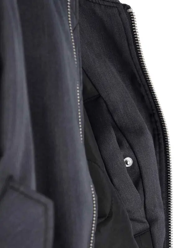 ENTIRE STUDIOS Wool-blend Zip Bomber Jacket