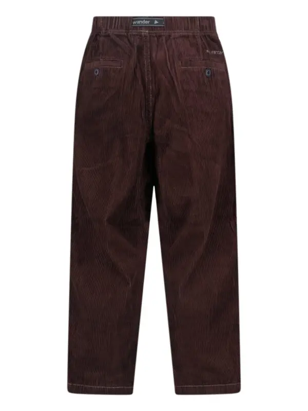 AND WANDER Corduroy Pants With Belt