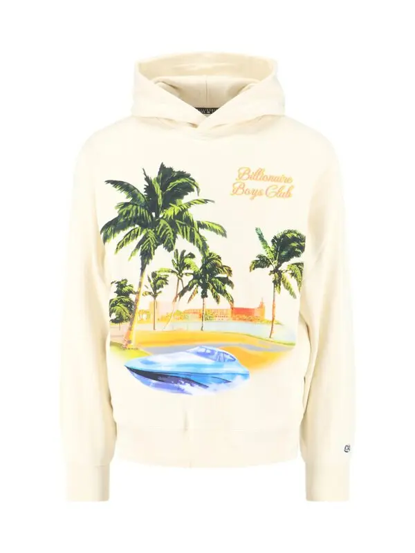 BILLIONAIRE BOYS CLUB Resort Hoodie - White