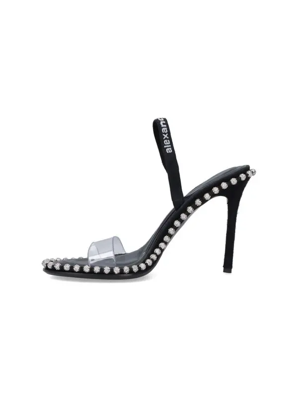 Alexander Wang Nova Rhinestone Sandals