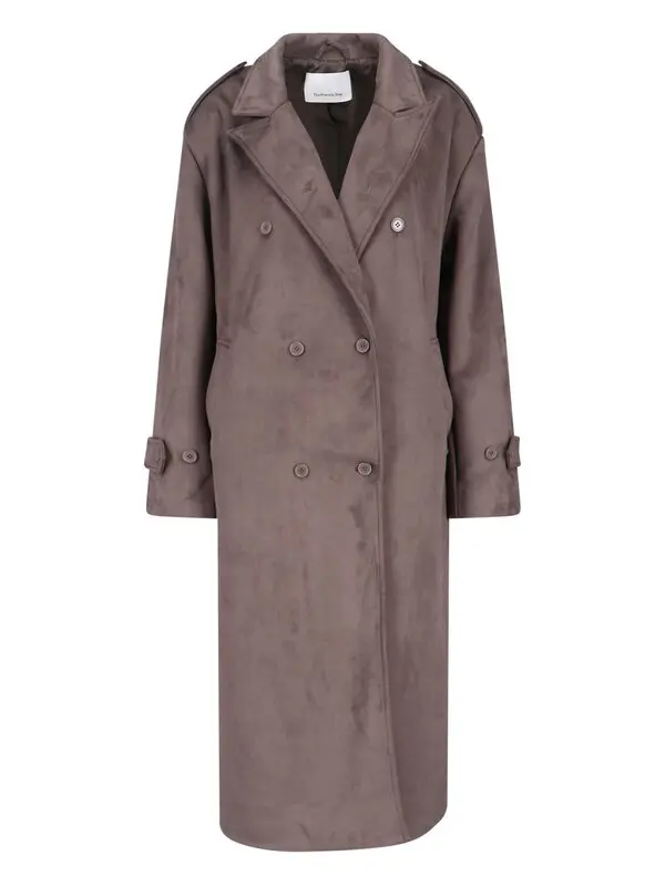 THE FRANKIE SHOP Pembroke Trench Coat - Taupe