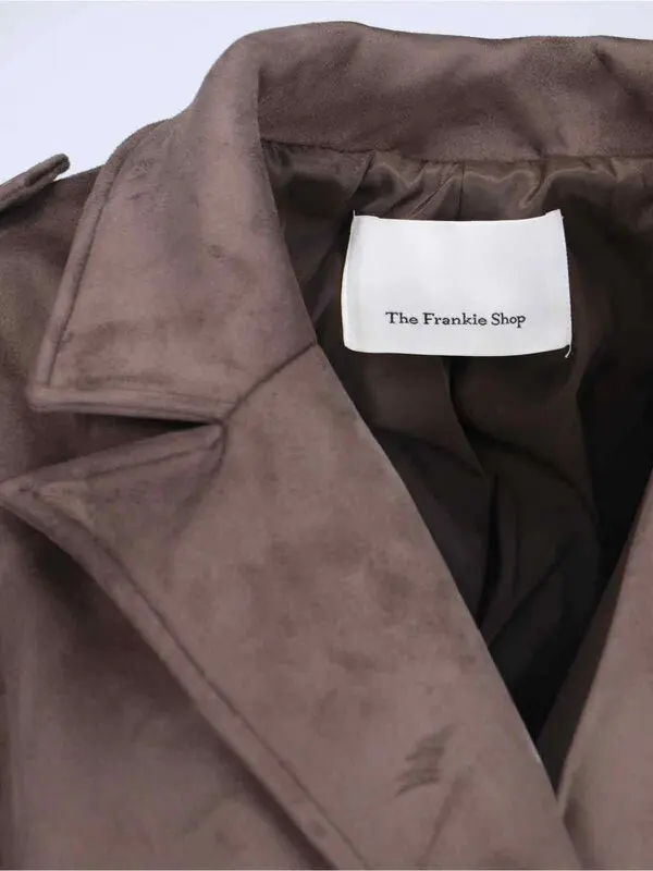 THE FRANKIE SHOP Pembroke Trench Coat - Taupe