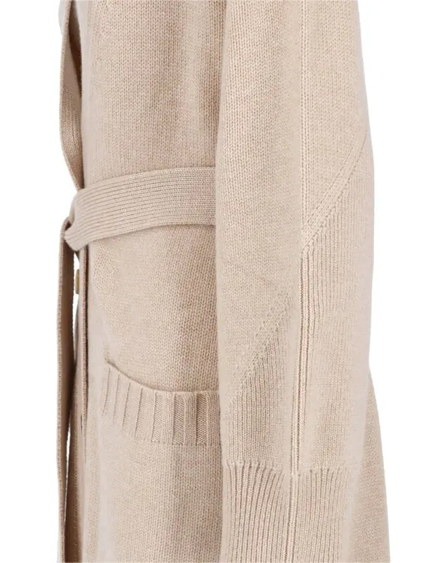 Max Mara Maxi Cashmere Cardigan - Beige