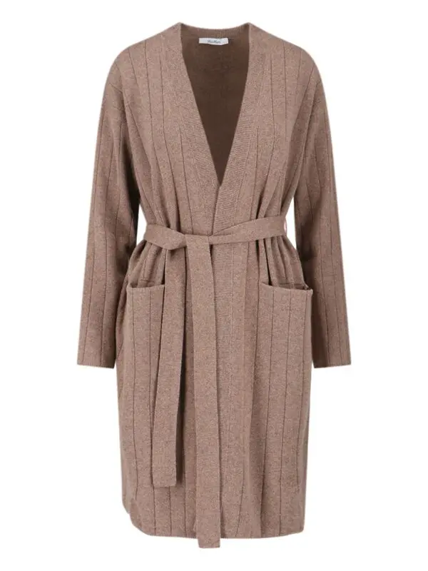 Max Mara Maxi Cashmere Cardigan - Brown