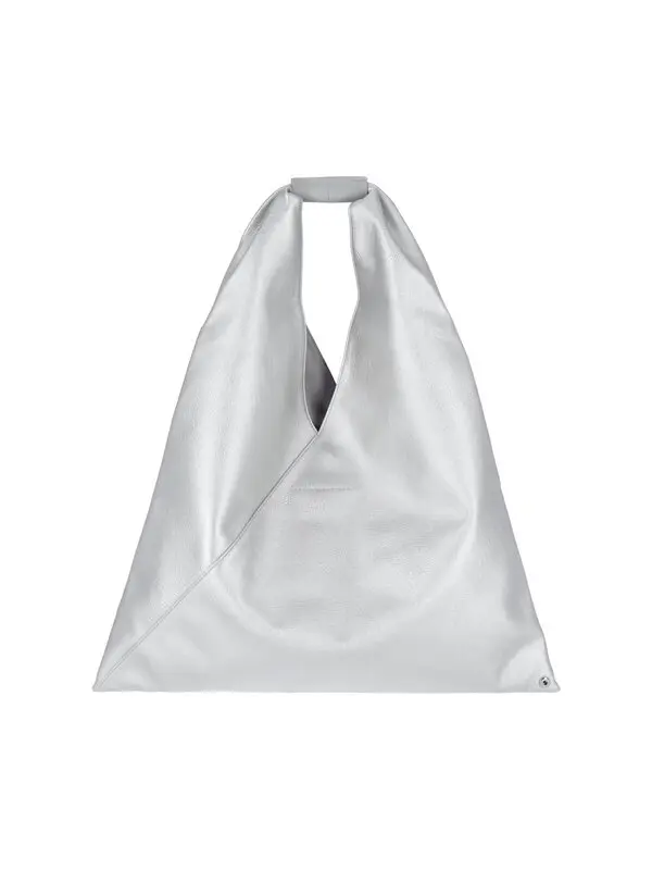 MAISON MARGIELA Japanese Leather Tote Bag - Silver