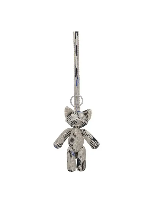 Burberry Fox Keyring Charm - Gray