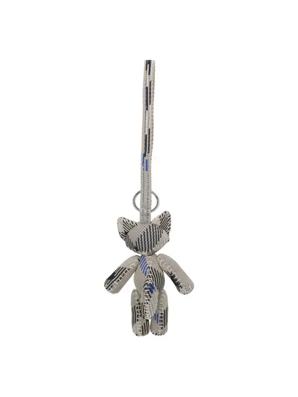 Burberry Fox Keyring Charm - Gray