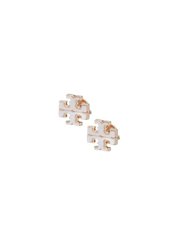 Tory Burch Kira Mother-of-pearl Earrings - White