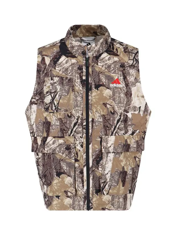 Adidas Originals Camo Zip Vest - Multi