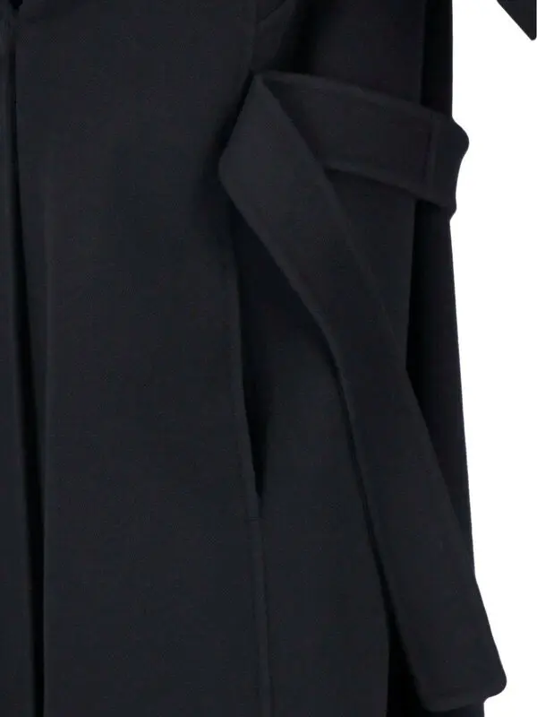 Max Mara Esturia" Virgin Wool Coat - Black