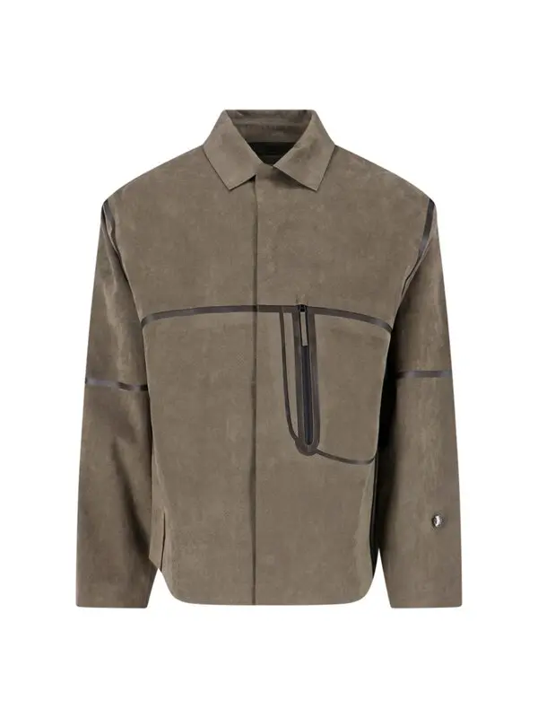 MASSIMO OSTI STUDIO Alcantara® Shirt Jacket