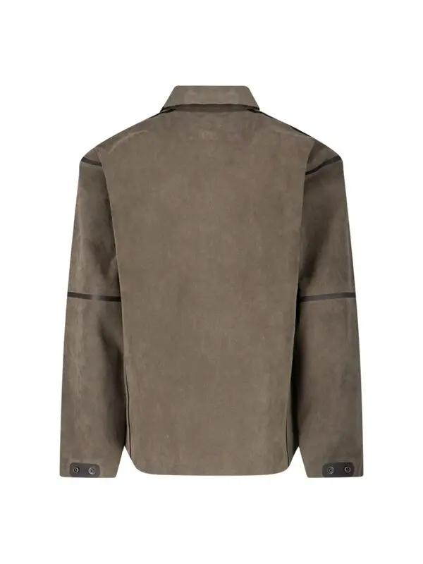 MASSIMO OSTI STUDIO Alcantara® Shirt Jacket