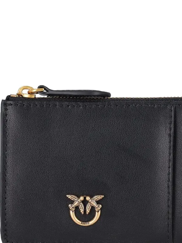 Pinko Logo Zip Card Holder