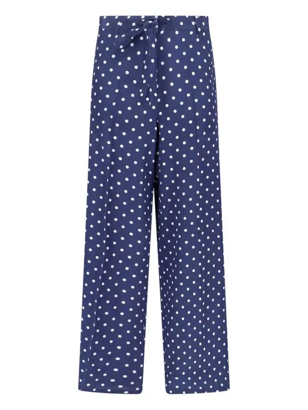 Max Mara Silk Wide Leg Pants