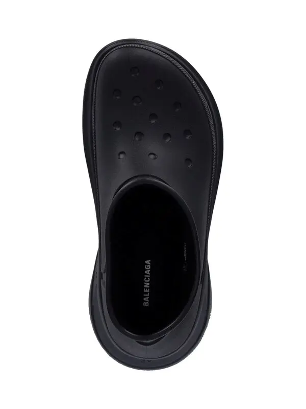 Balenciaga X Crocs Rubber Ankle Boots