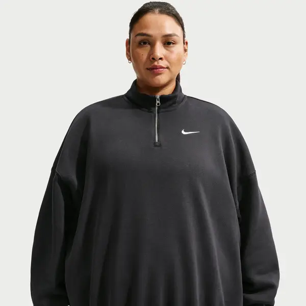 Nike Sportswear Phoenix Fleece Over-oversized 1/4-zip - Black