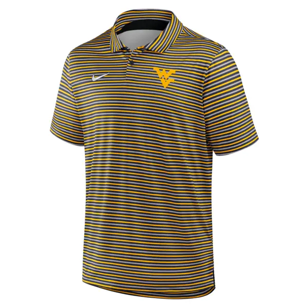 Nike West Virginia Tour Stripe Dri-fit College Polo - Blue
