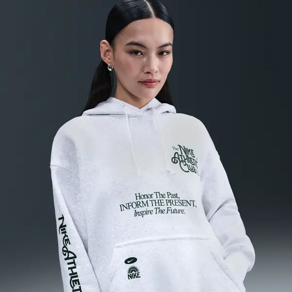 Nike Sportswear Phoenix Fleece Oversized Pullover Hoodie - Brown
