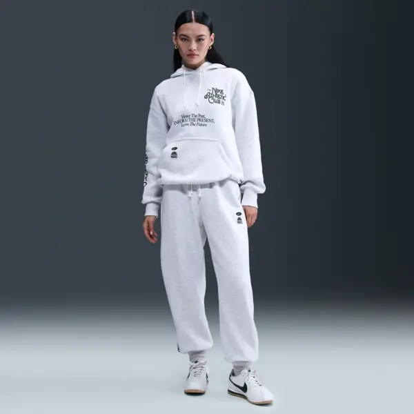 Nike Sportswear Phoenix Fleece High-waisted Oversized Pants - Brown