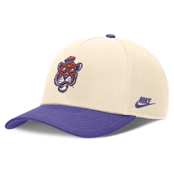 Nike Clemson Primetime Rise Academic Dri-fit College Adjustable Cap - Brown