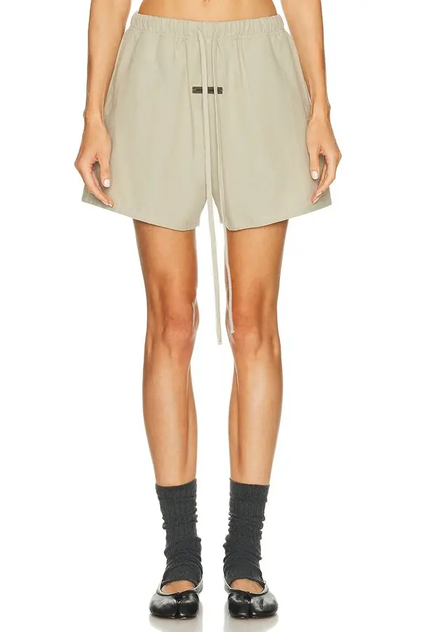 Fear Of God Brushed Oxford Soccer Short - Abbey Stone