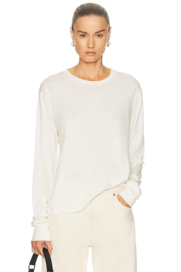 Eterne Long Sleeve Boyfriend Top