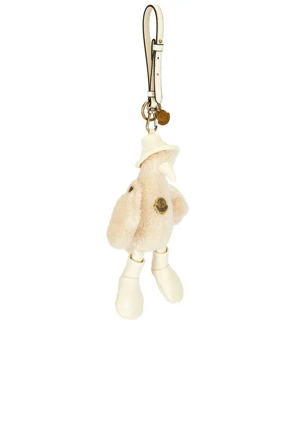 Moncler Duck Key Ring - Cream
