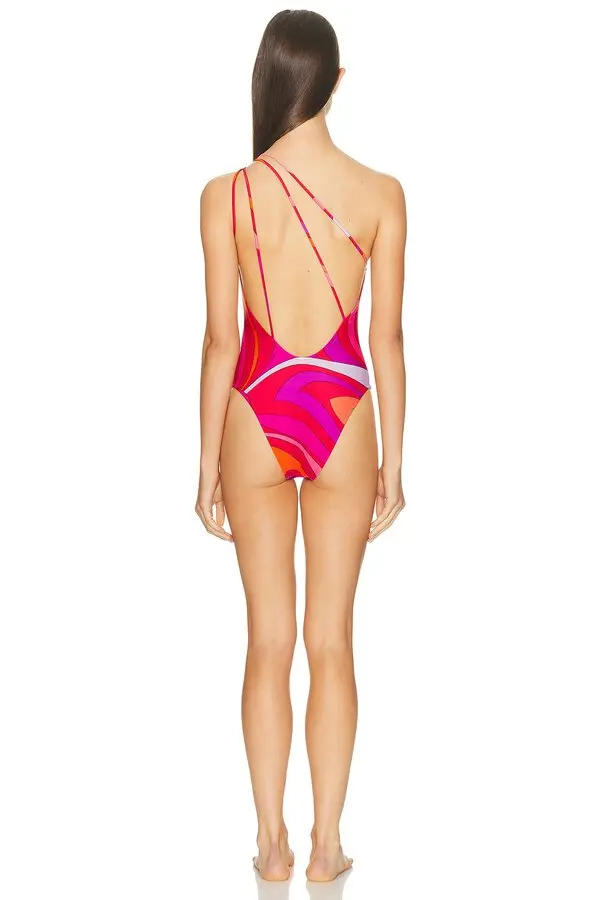 Emilio Pucci One Piece Swimsuit - Corallo & Fuxia