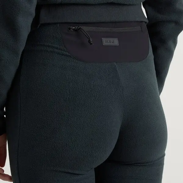 SKIMS Lounge Fleece Flared Pant - Dark Teal
