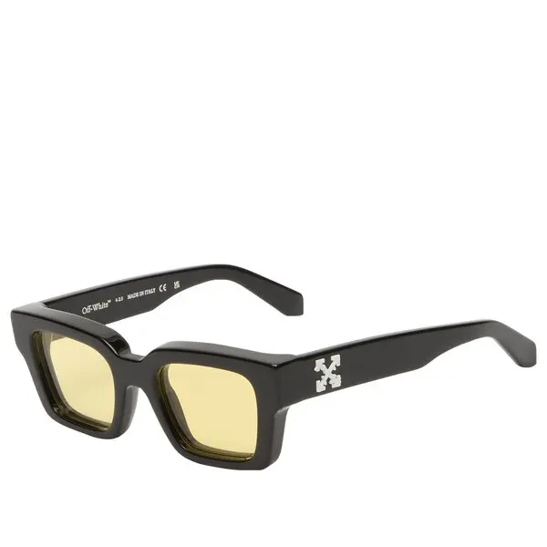Off-White Virgil Square Sunglasses - Black/yellow