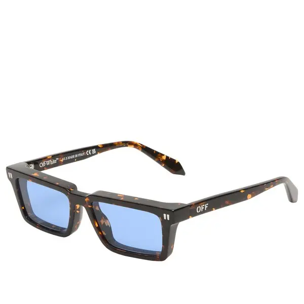 Off-White Tyler Sunglasses - Dark Havana/blue