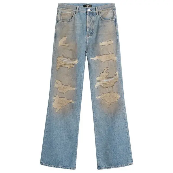 Amiri Repaired Boot-cut Jeans