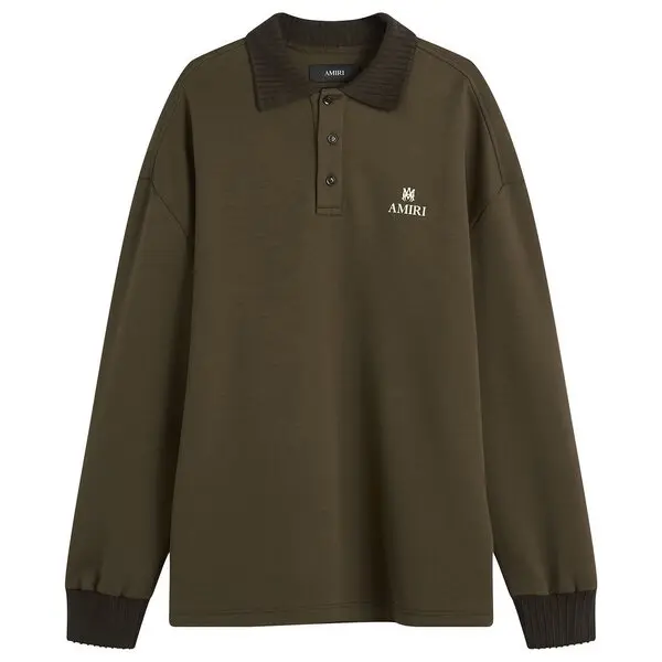 Amiri Ma Oversized Long Sleeve Polo