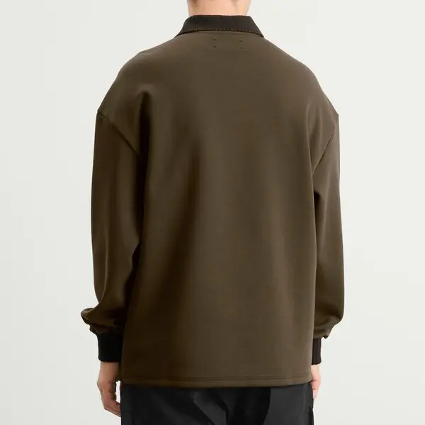 Amiri Ma Oversized Long Sleeve Polo