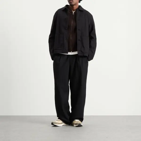 Universal Works Wool Fleece Zip Waistcoat - Brown