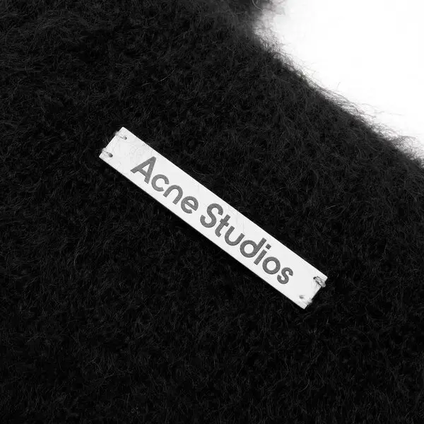 Acne Studios Kooder Hooded Scarf - Black
