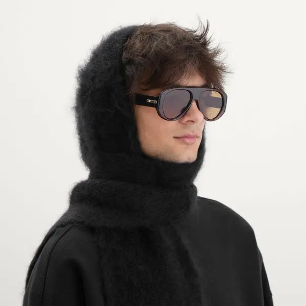 Acne Studios Kooder Hooded Scarf - Black