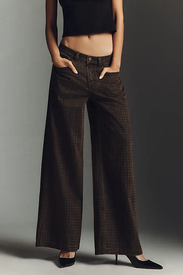 SEVENTY + MOCHI Bay Mid-rise Wide-leg Jeans
