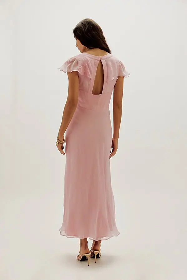NIGEL PRESTON Sunset Maxi Dress - Foxglove