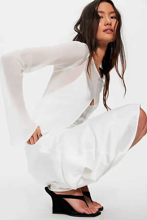 Significant Other Eevie Long Sleeve Maxi Dress