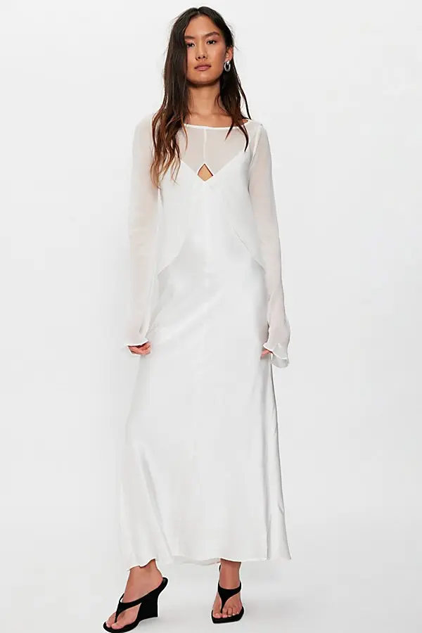 Significant Other Eevie Long Sleeve Maxi Dress